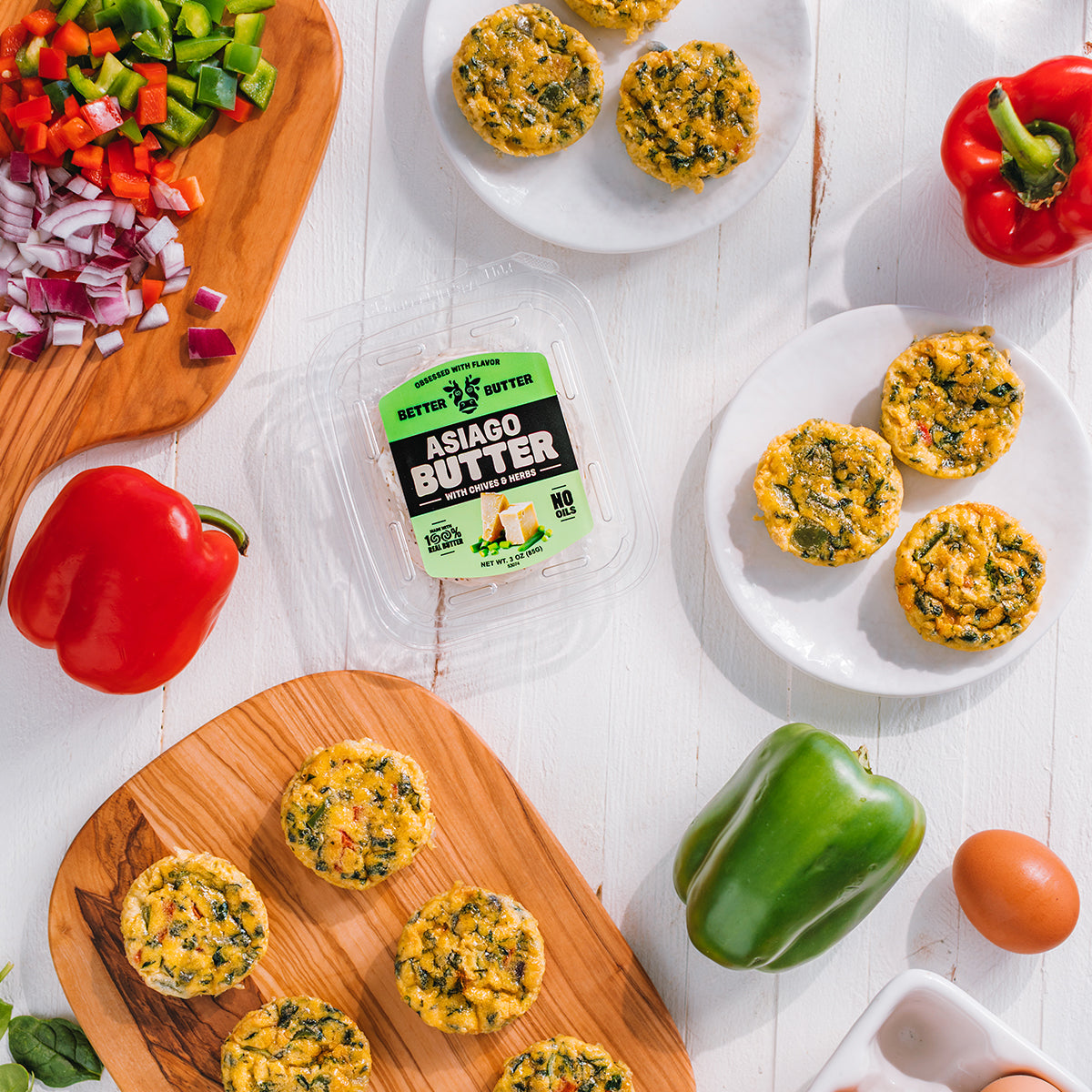 Asiago Egg Bites – Better Butter