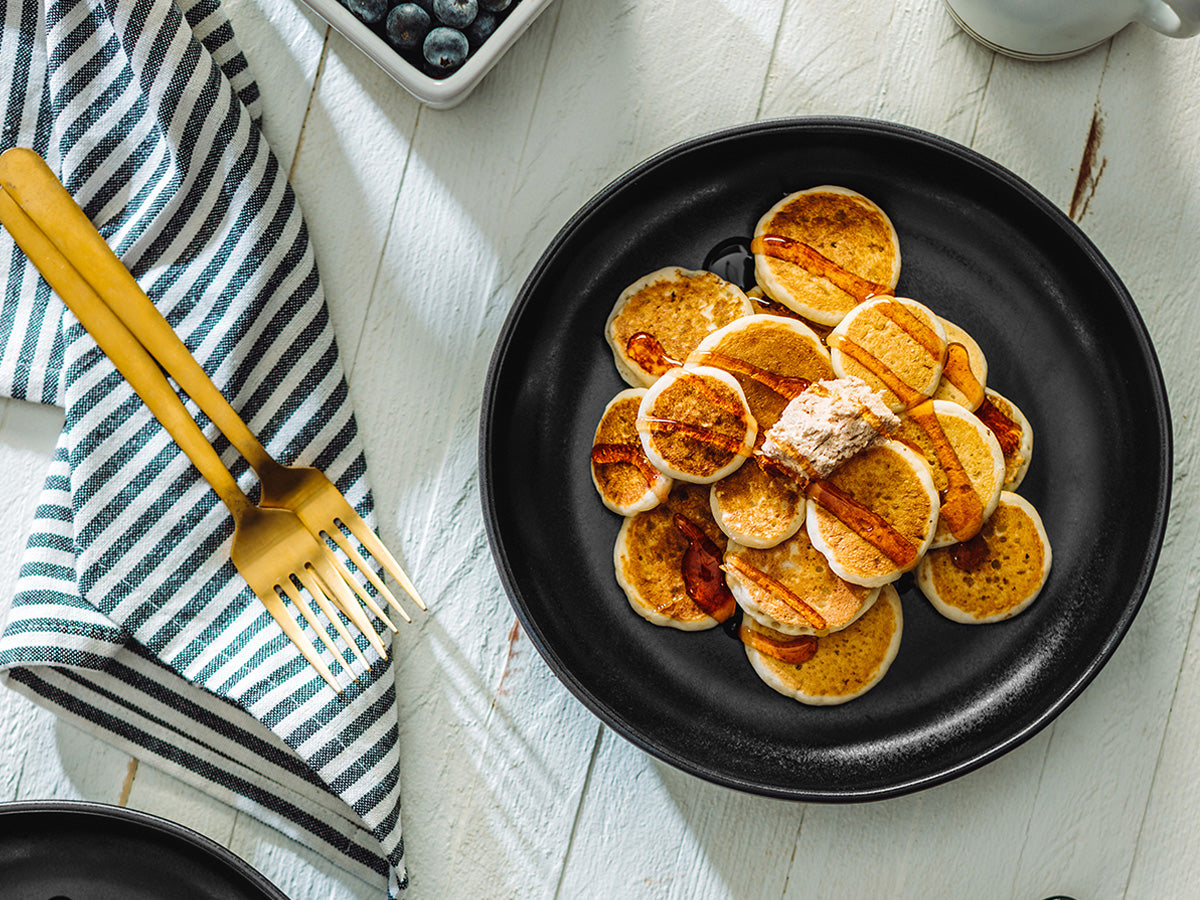 Cinnamon Brown Sugar Mini Pancakes and Syrup – better-butter-store