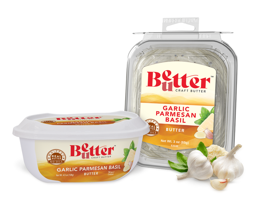 Garlic Parmesan Basil Craft Butter - Find A Store Near You! – Better Butter